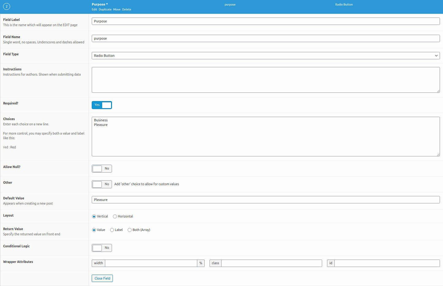 Manage Advanced Custom Fields and integrate them in a Wordpress plugin - Flowygo