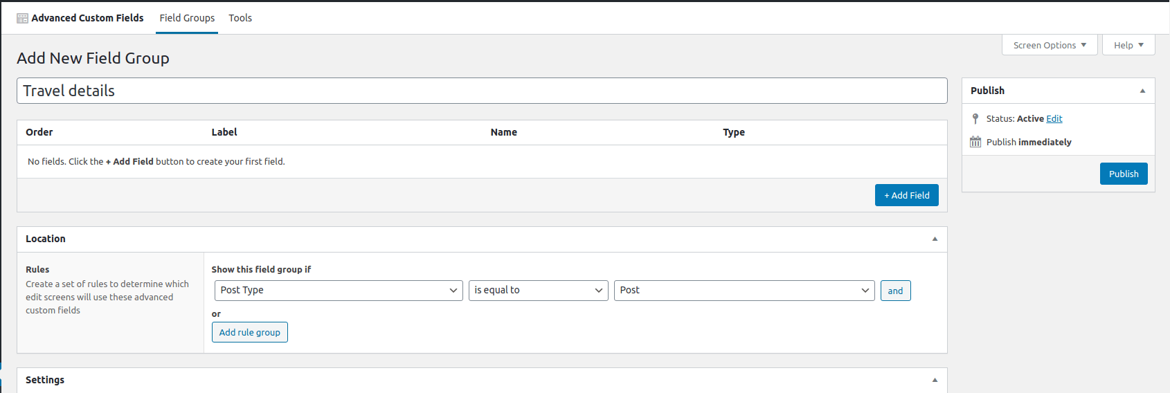 Manage Advanced Custom Fields and integrate them in a Wordpress plugin - Flowygo